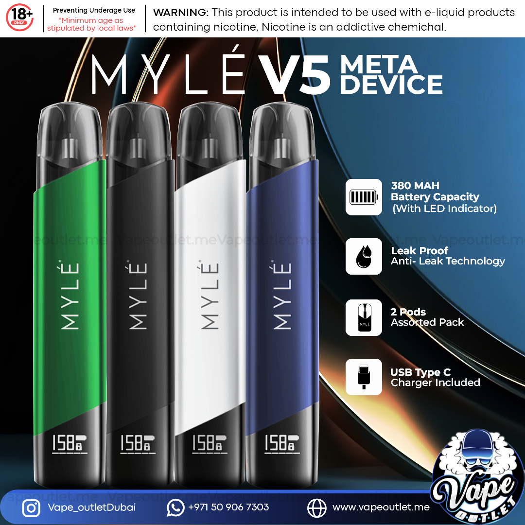 Myle V5 Meta Pod Device – Vape outlet uae